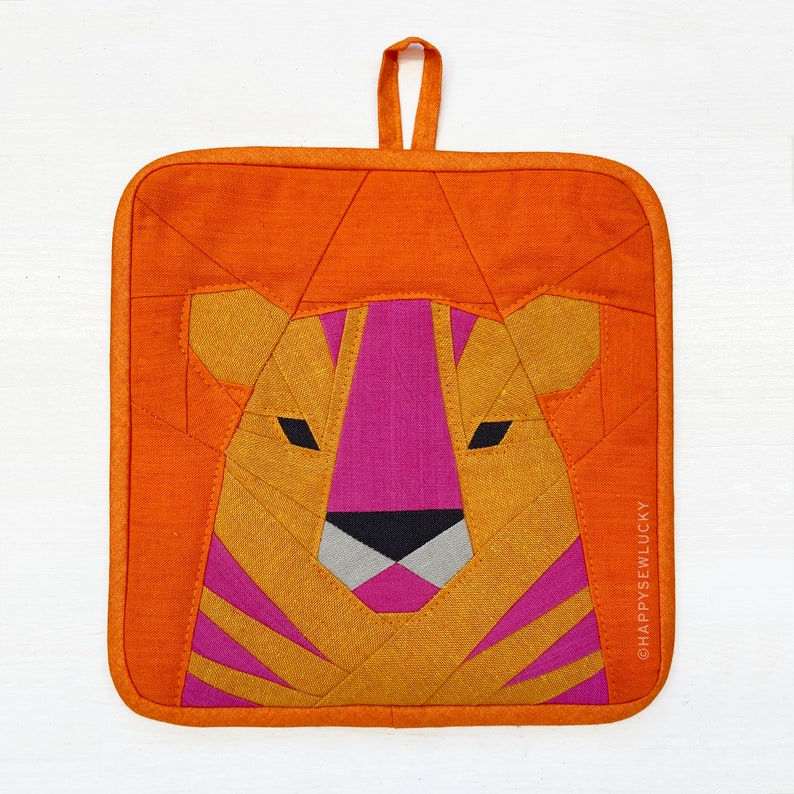 TIGER Block PDF Pattern - Etsy