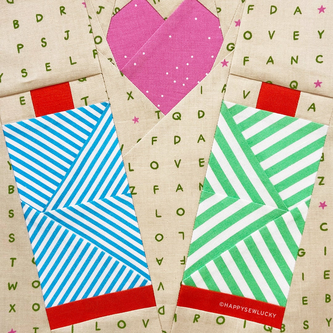 Quilty Friends SWAP Block PDF Pattern - Etsy