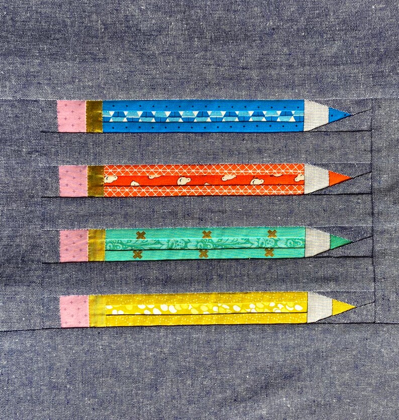 BUNDLE: Pencil & Paintbrush PDF Pattern BUNDLE - Etsy