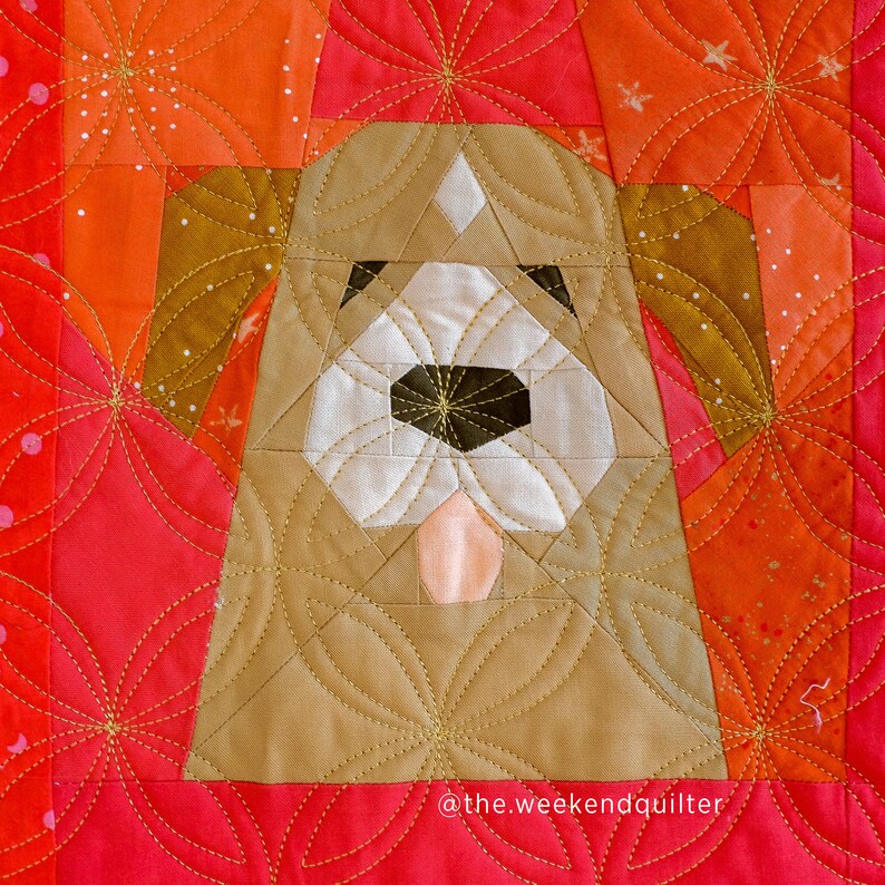 DOG Block PDF Pattern - Etsy