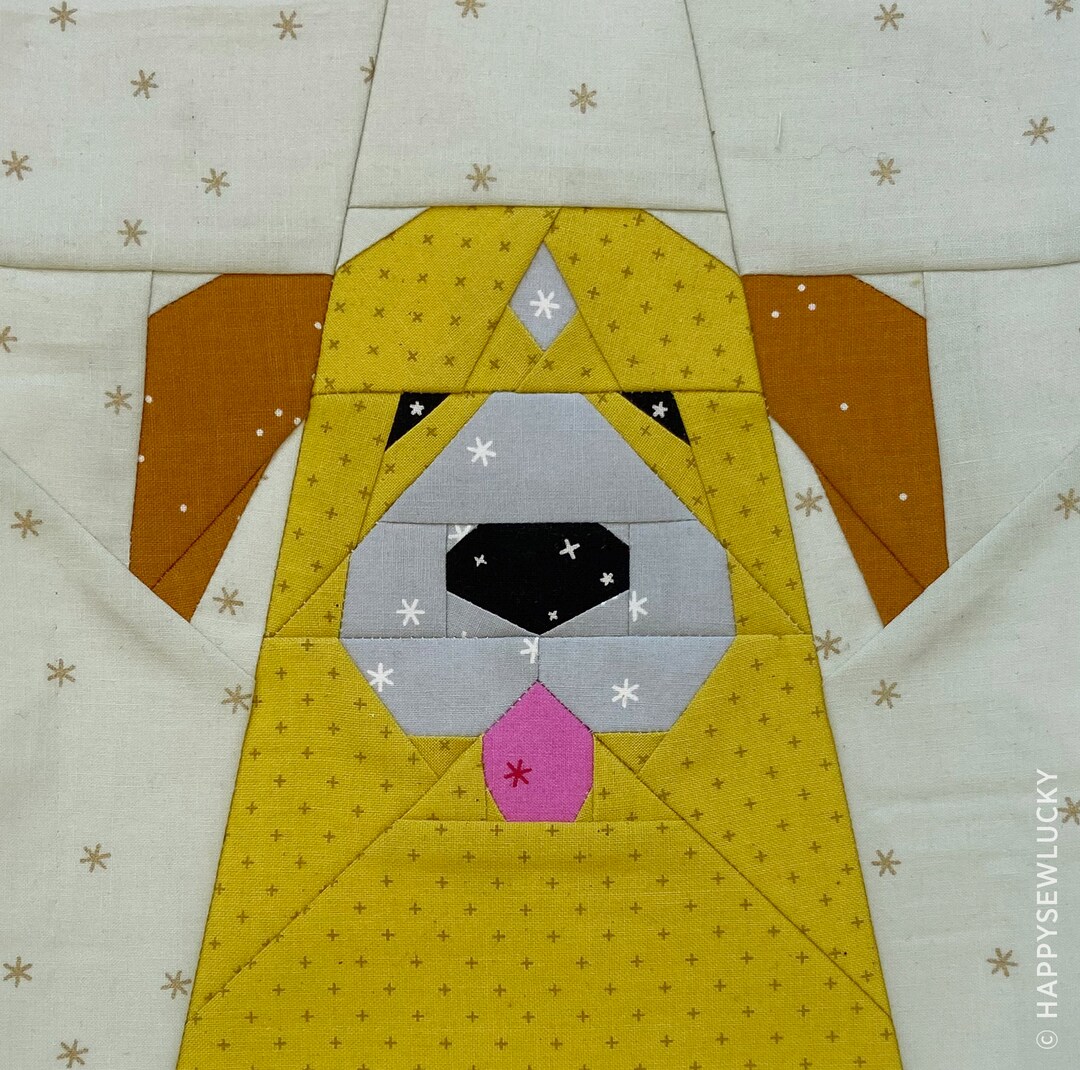 DOG Block PDF Pattern - Etsy