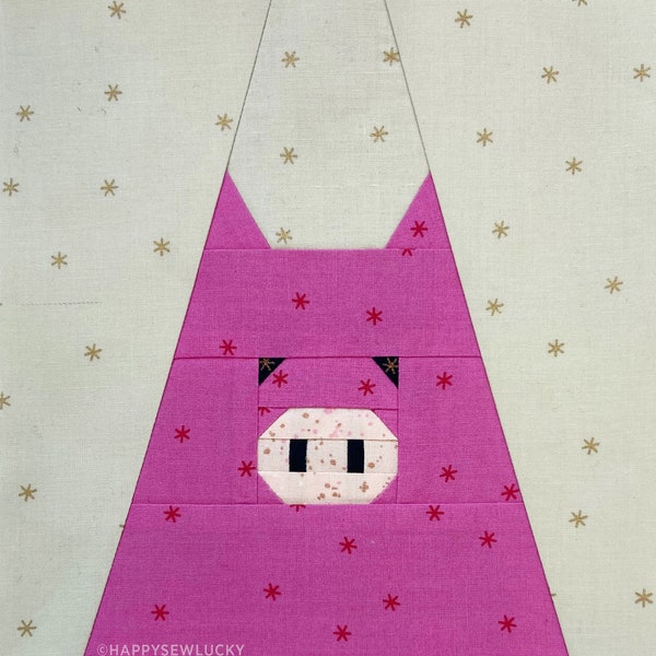 Pig Quilt Pattern - Etsy