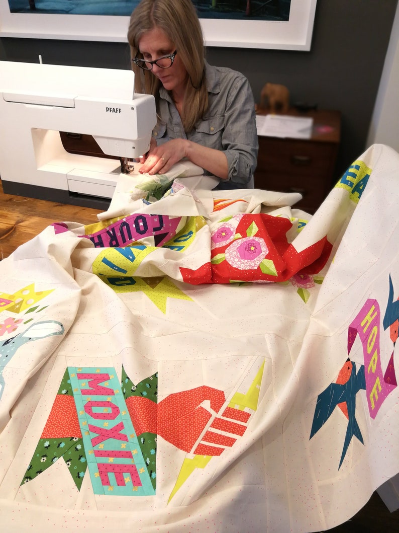 MOXIE Tattoo Quilt PDF Pattern - Etsy Canada