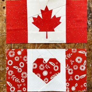Maple Leaf Flag PDF Pattern - Etsy