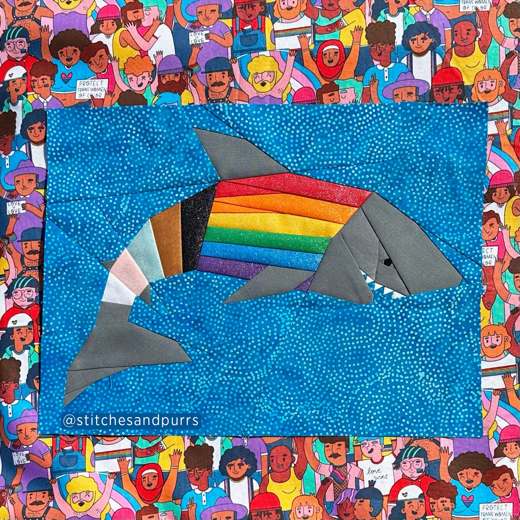 Progress Shark PDF Pattern - Etsy