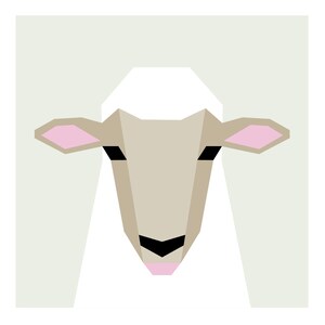 SHEEP Block PDF Pattern - Etsy