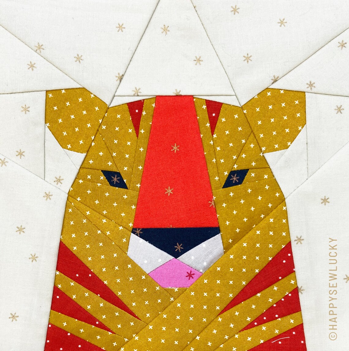 TIGER Block PDF Pattern - Etsy
