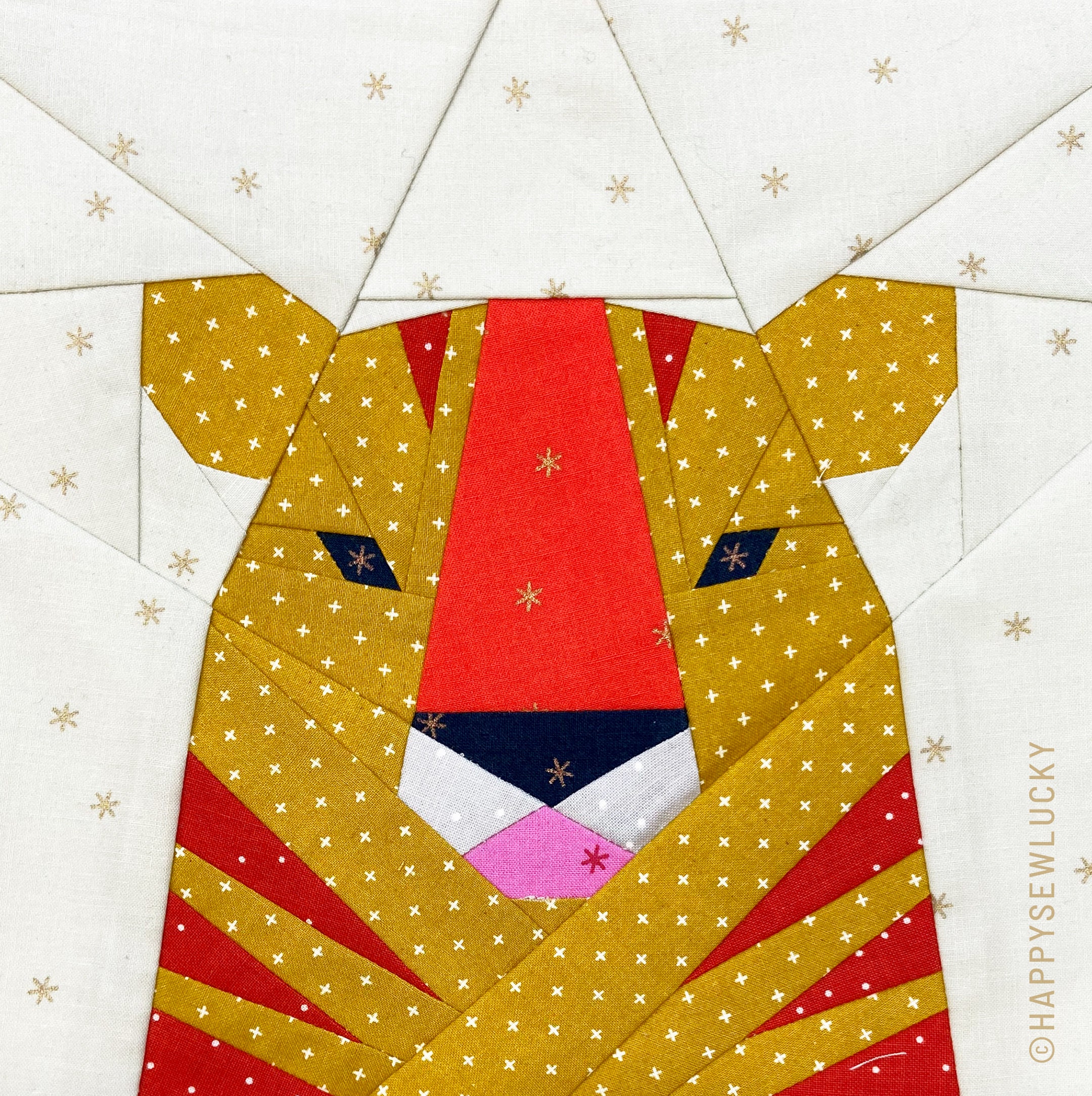 TIGER Block PDF Pattern | Etsy