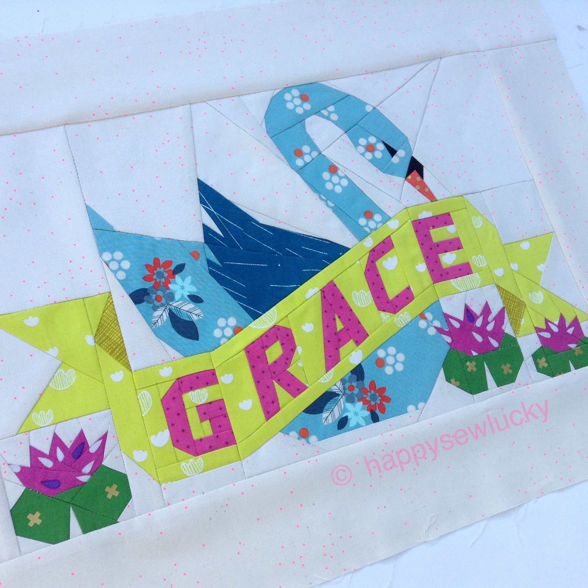 GRACE Tattoo Quilt PDF Pattern - Etsy UK