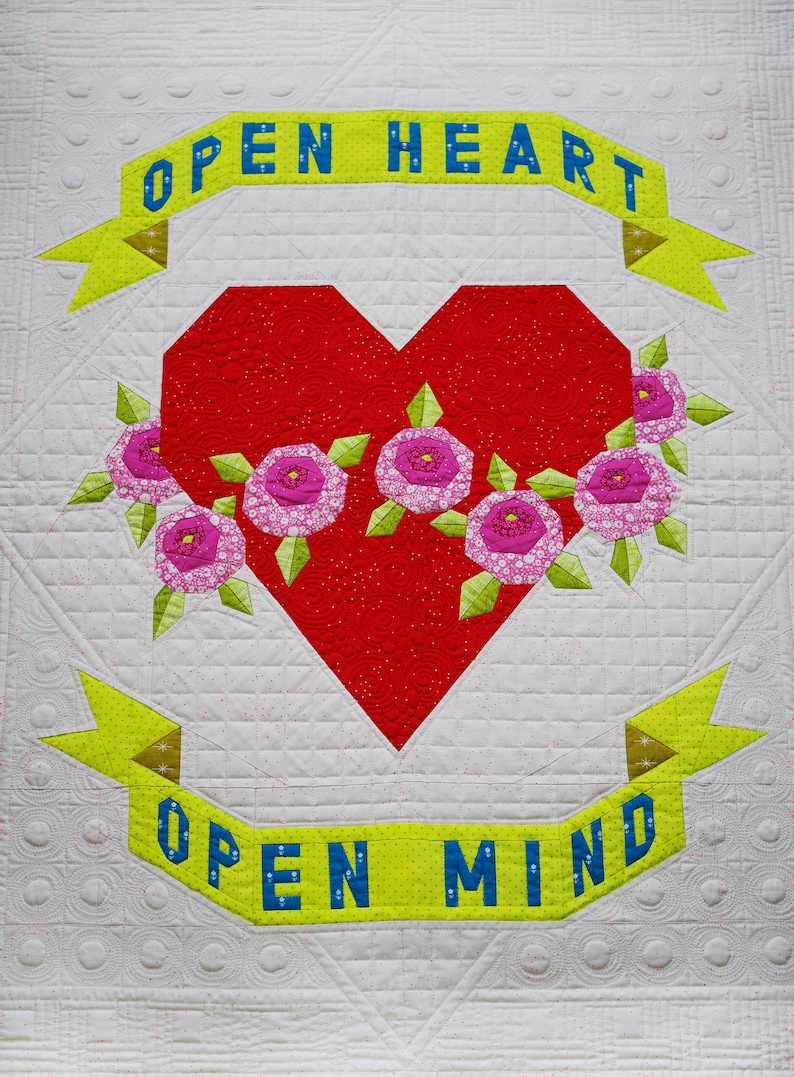 OPEN HEART tattoo PDF pattern | Etsy