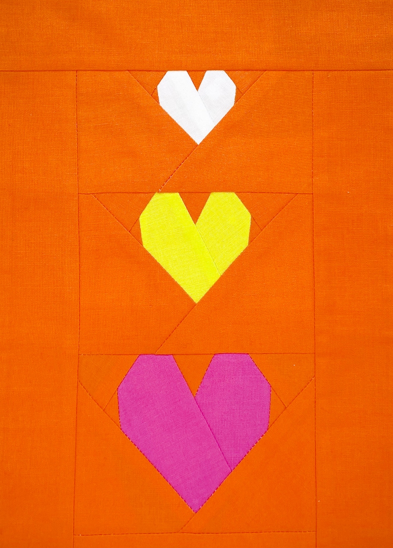 Mini COMBO: Finger Heart Heart Trio & Banner Pdf | Etsy