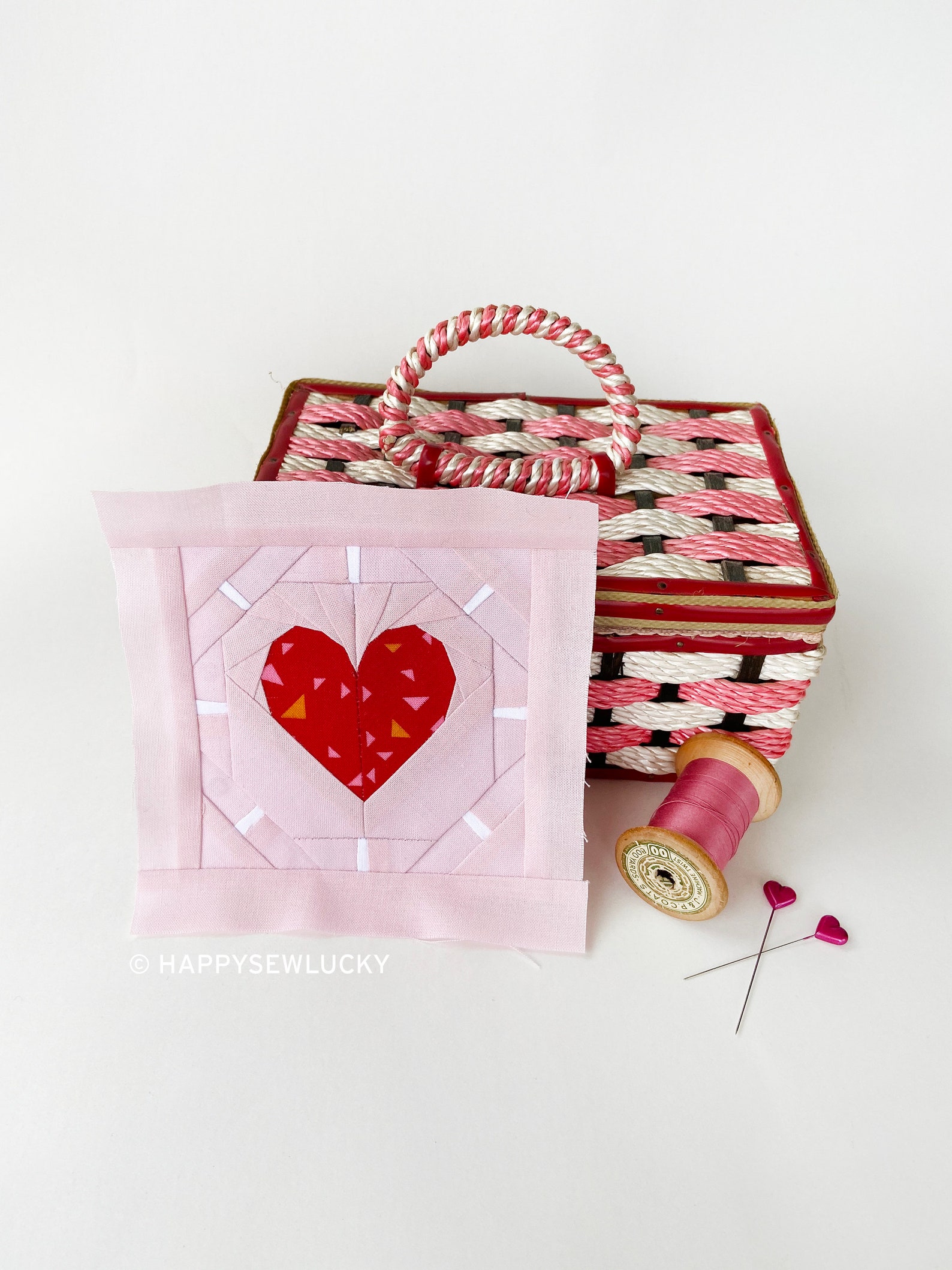 LOVE BURST Block PDF Pattern - Etsy