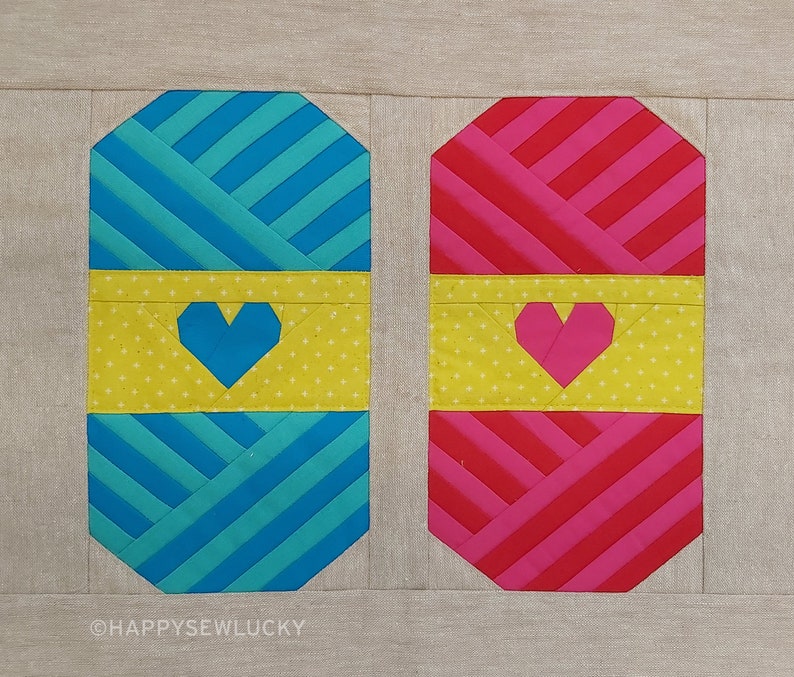 YARN JUNKIE Quilt Blocks PDF Pattern - Etsy