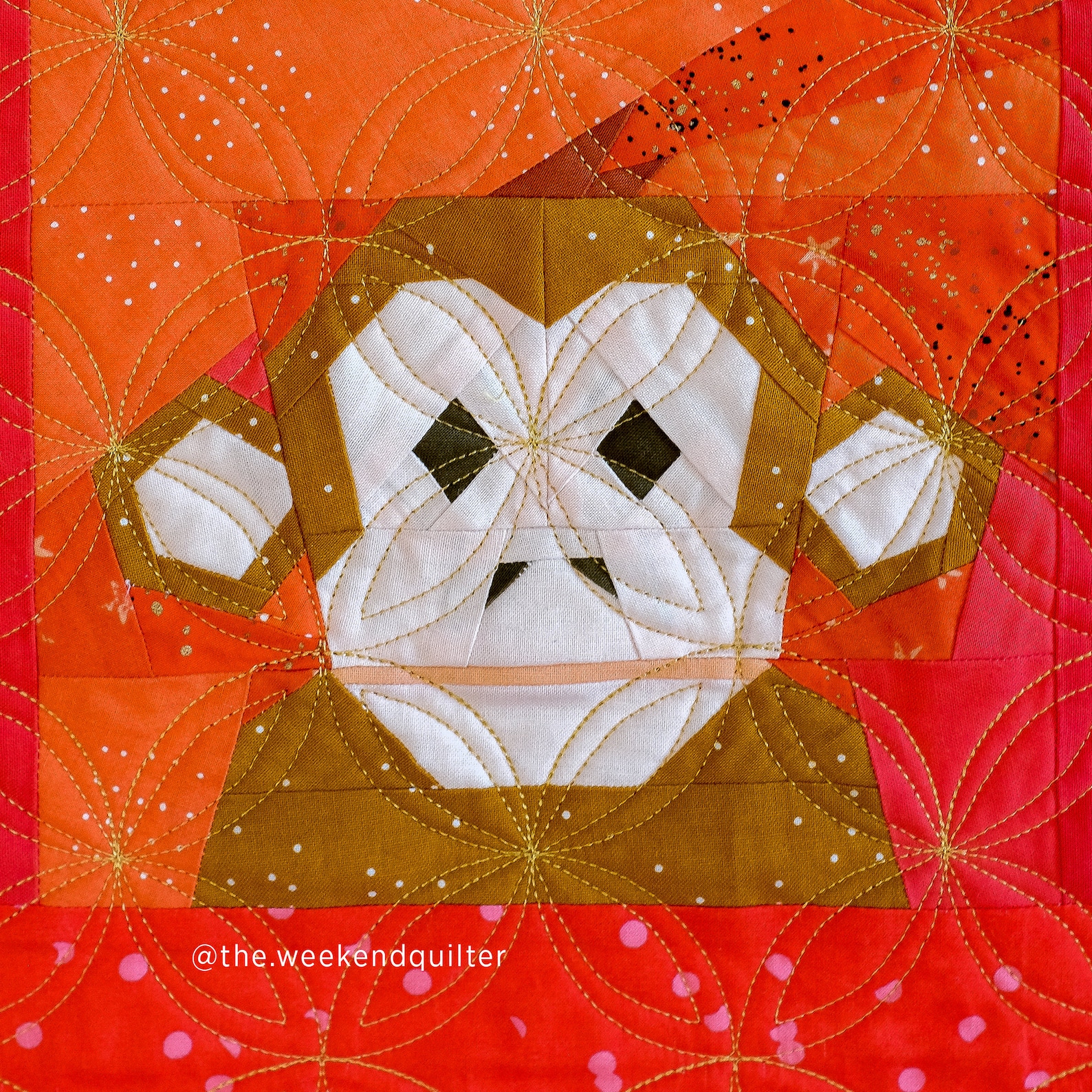 MONKEY Block PDF Pattern - Etsy