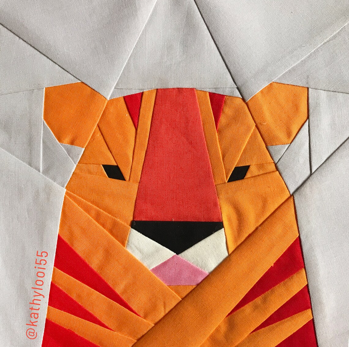 TIGER Block PDF Pattern - Etsy
