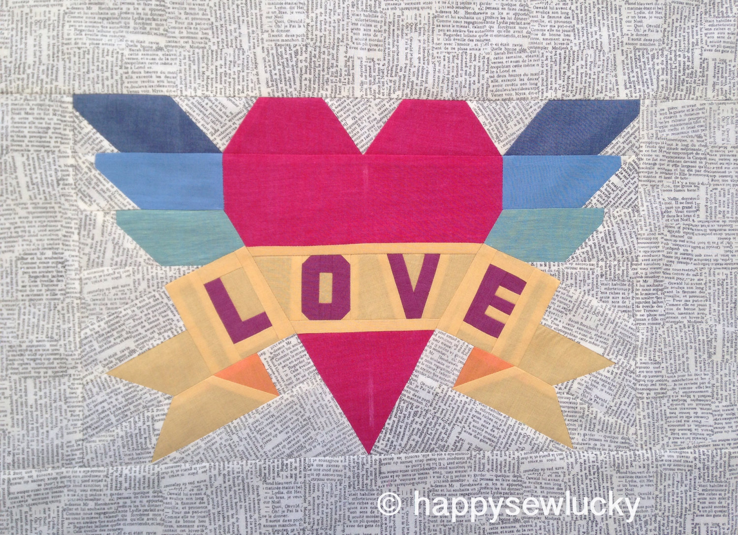 Love Heart Tattoo pattern | Etsy