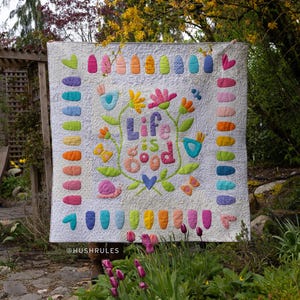 Life is Good Appliqué Quilt Pattern - PDF - Etsy