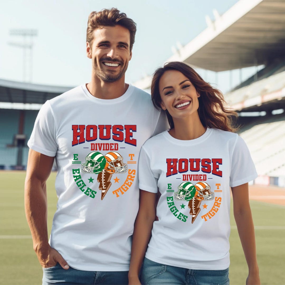 Custom House Divided for Men and Women Shirt, Personalized College Team ...