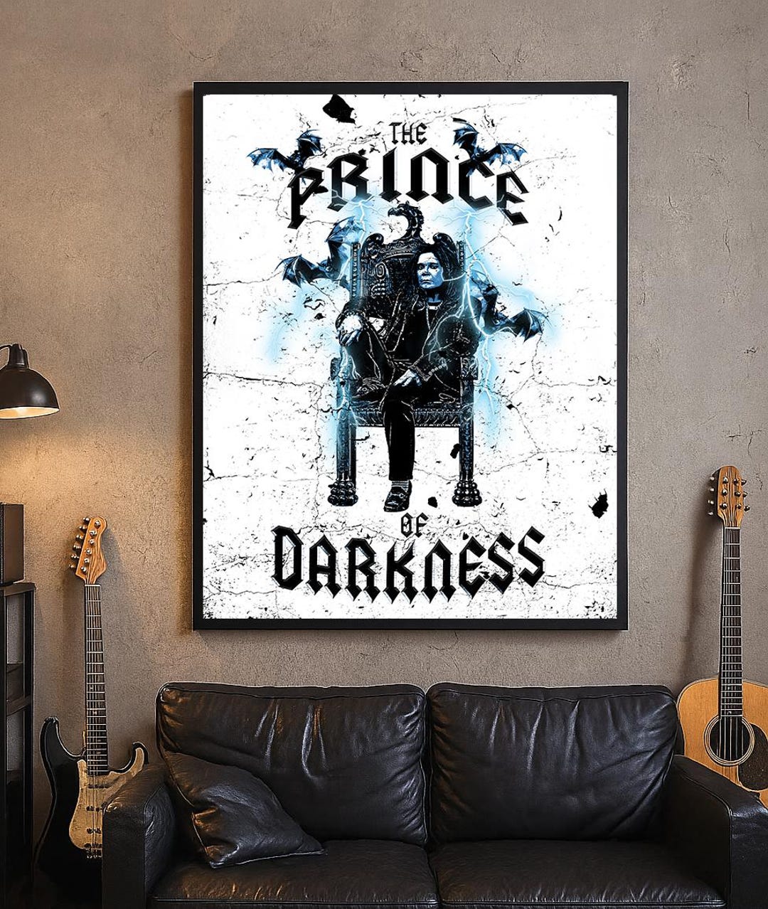 Ozzy Osbourne Prince of Darkness Poster – Gothic Rock Wall Art | Heavy ...