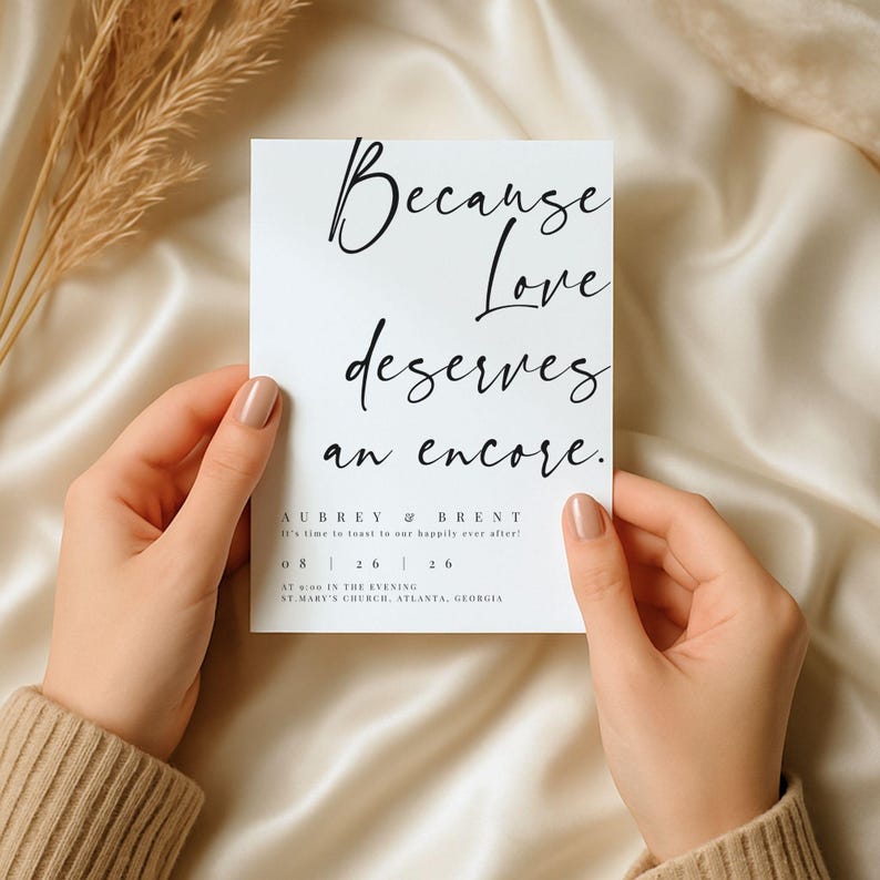 Wedding After-party Canva Invitation Template, Reception Card ...