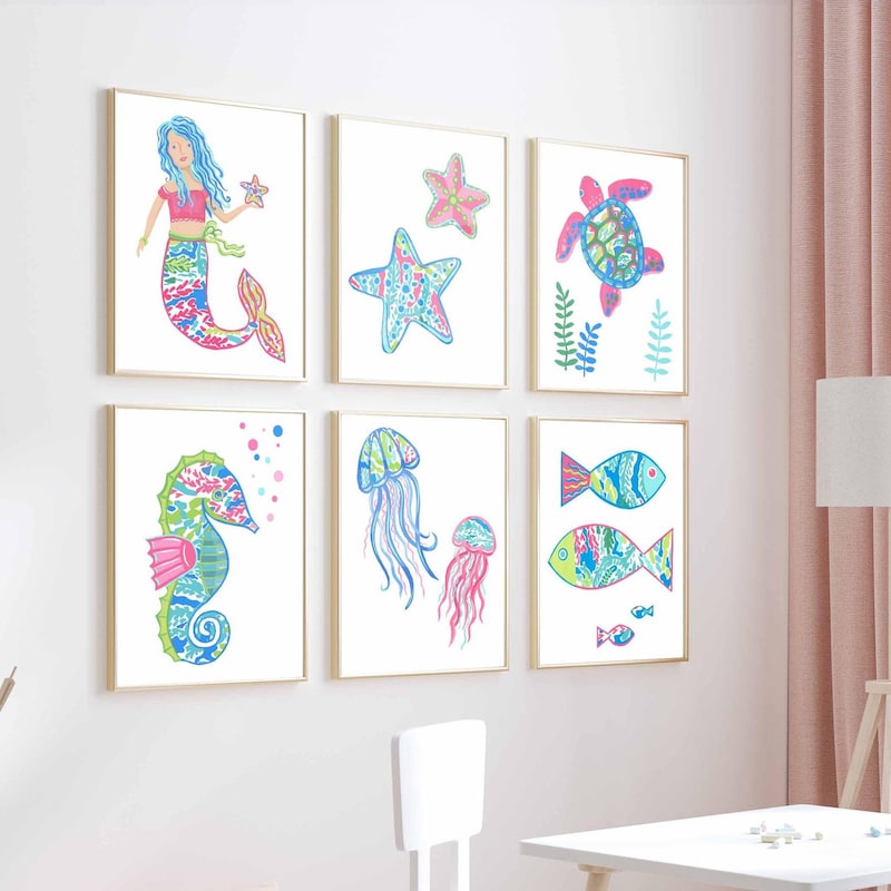 Lilly Pulitzer Blue Nursery - Etsy