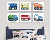 Construction Truck Wall Decor Construction Art Prints for - Etsy