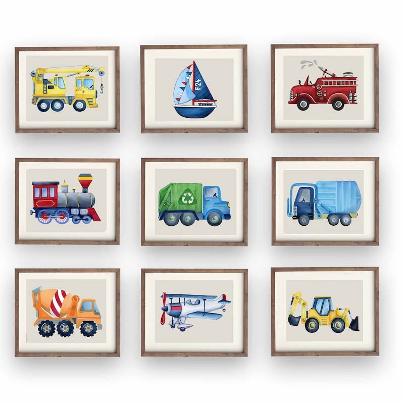 Transportation Art - Etsy