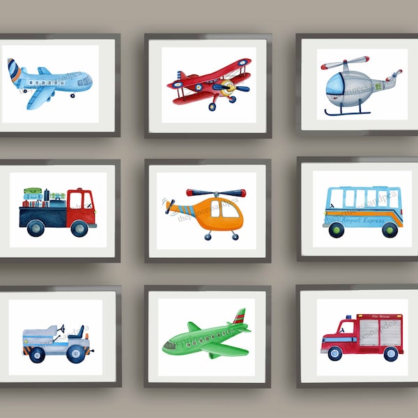 Transportation Art - Etsy
