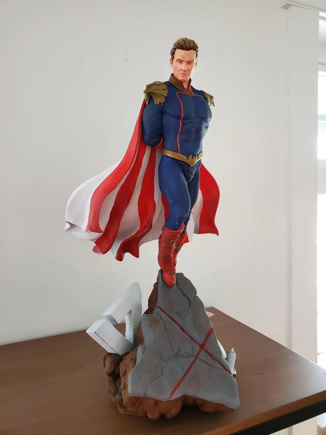 Homelander Statue – the Boys Resin Figure – Hand Painted Superhero ...