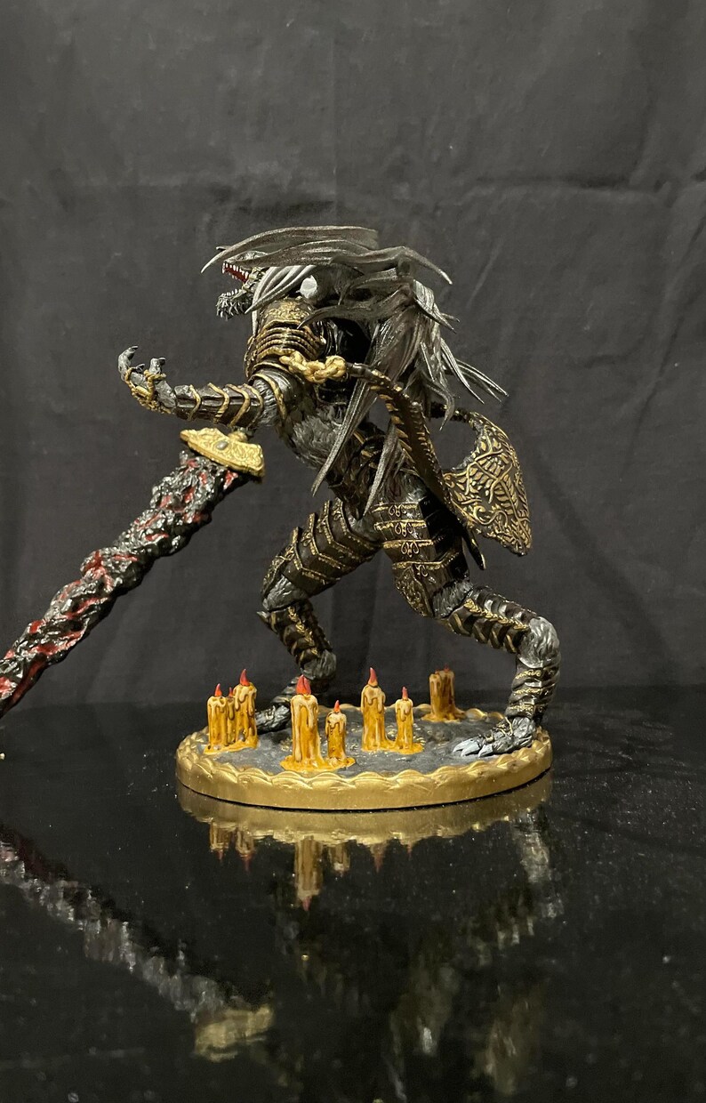 Elden Ring Maliketh Statue - High Quality 14K Resin Figure - Hand ...