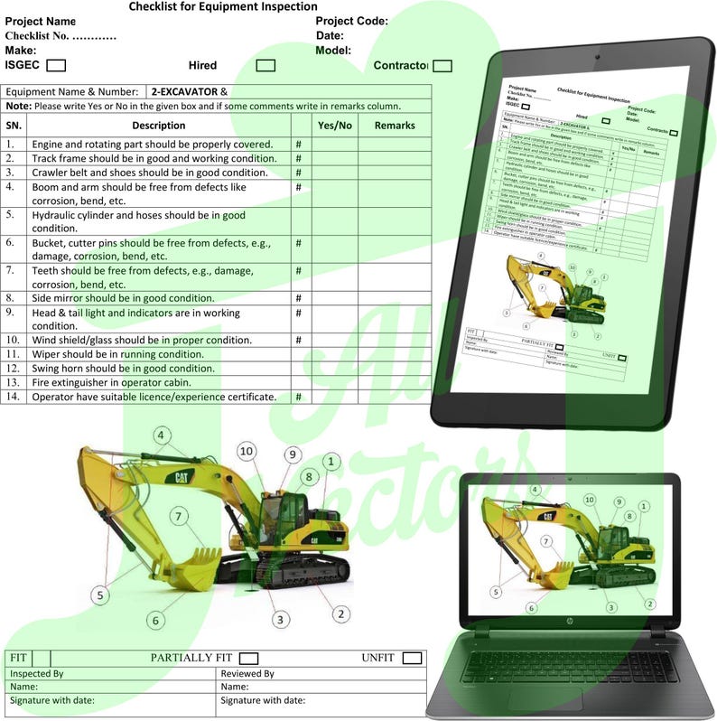 43 Checklist Preventive Maintenance Formats Editable Inspection Format ...