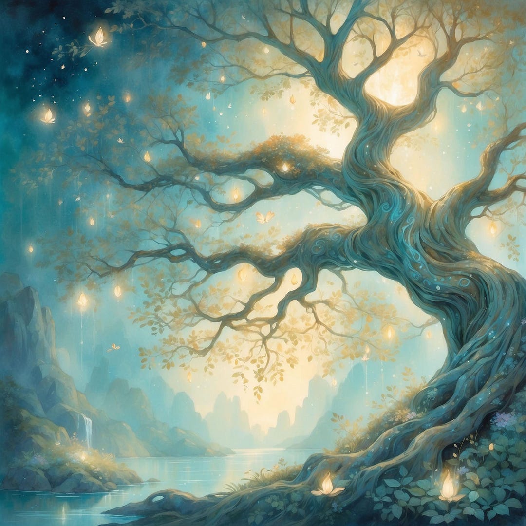 Stardust Tree Clip Art 10 High Res Jpgs Scrapbooking, Junk Journals ...