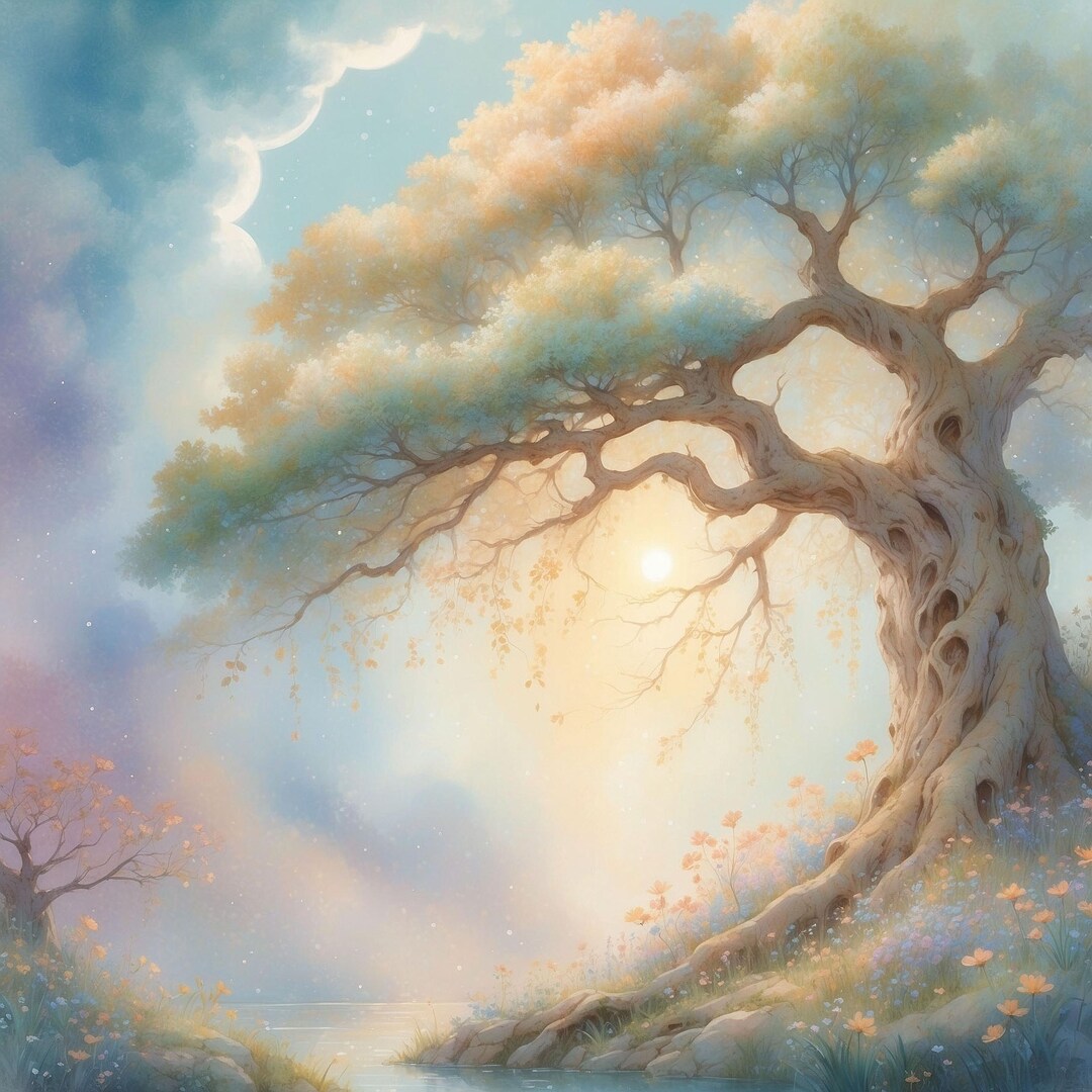 Enchanted Rune Trees Collection Clip Art 50 High Res Jpgs Scrapbooking ...