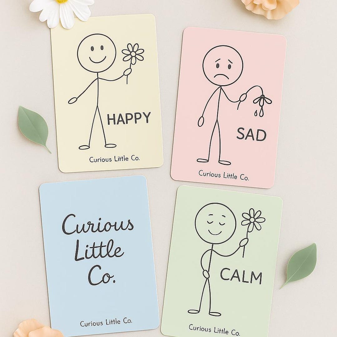 Printable Emotional Regulation Cards for Kids | Big Feelings Flashcards ...