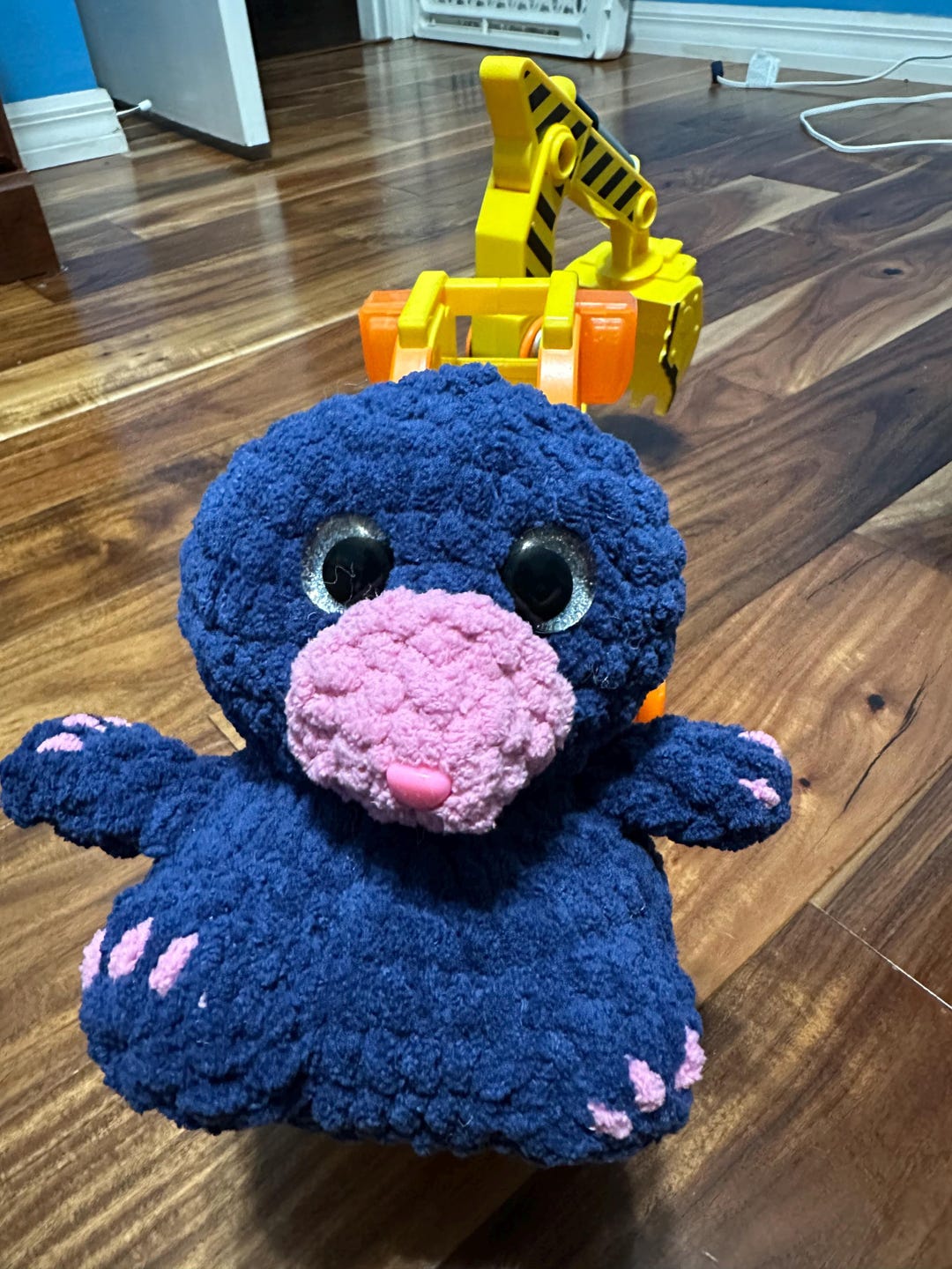 Cole the Mole Plush Toy: Soft Blue Plushie - Etsy