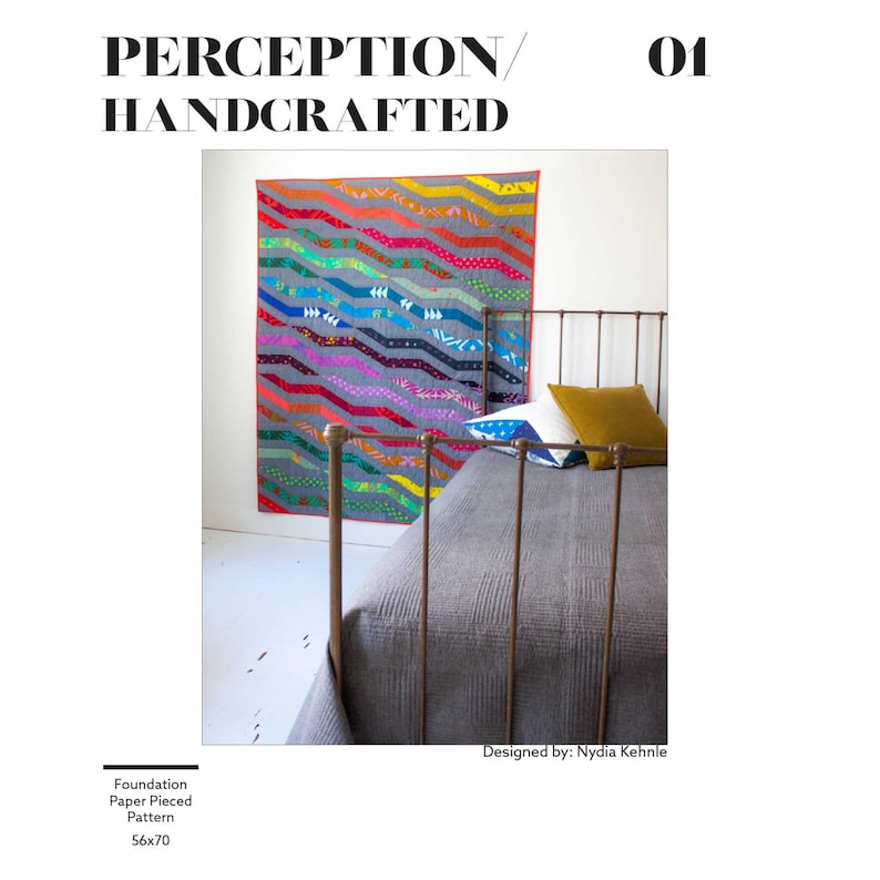 Perception Quilt Pattern Handcrafted Version Designed by Nydia Kehnle ...