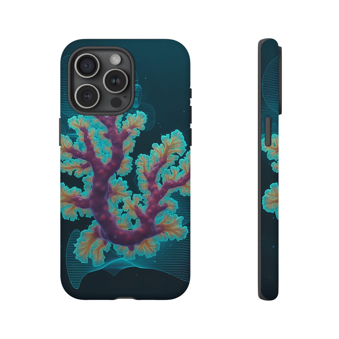 AQUA PULSE(2) Coral Reef Design, Tough Cases, Ocean-inspired, Beach ...