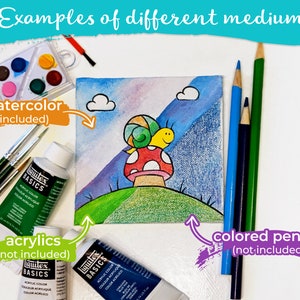 Whale Stocking Stuffer Kids Paint Set Paint Party Kit - Etsy