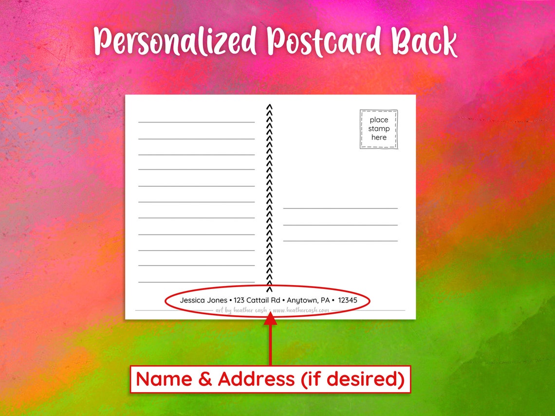 Color Your Own Postcards Set of 10 Cards to Color Kids - Etsy