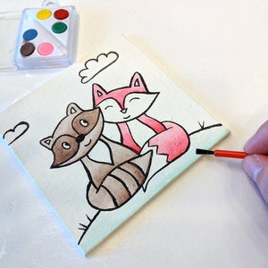 Whale Stocking Stuffer Kids Paint Set Paint Party Kit - Etsy