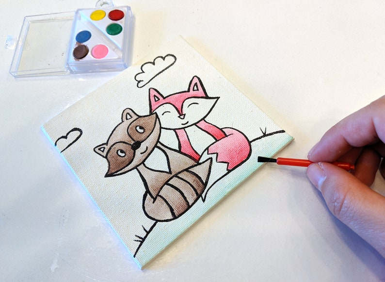 Whale Stocking Stuffer Kids Paint Set Paint Party Kit - Etsy