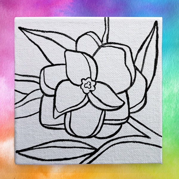 Pre Drawn Canvas Adult - Etsy