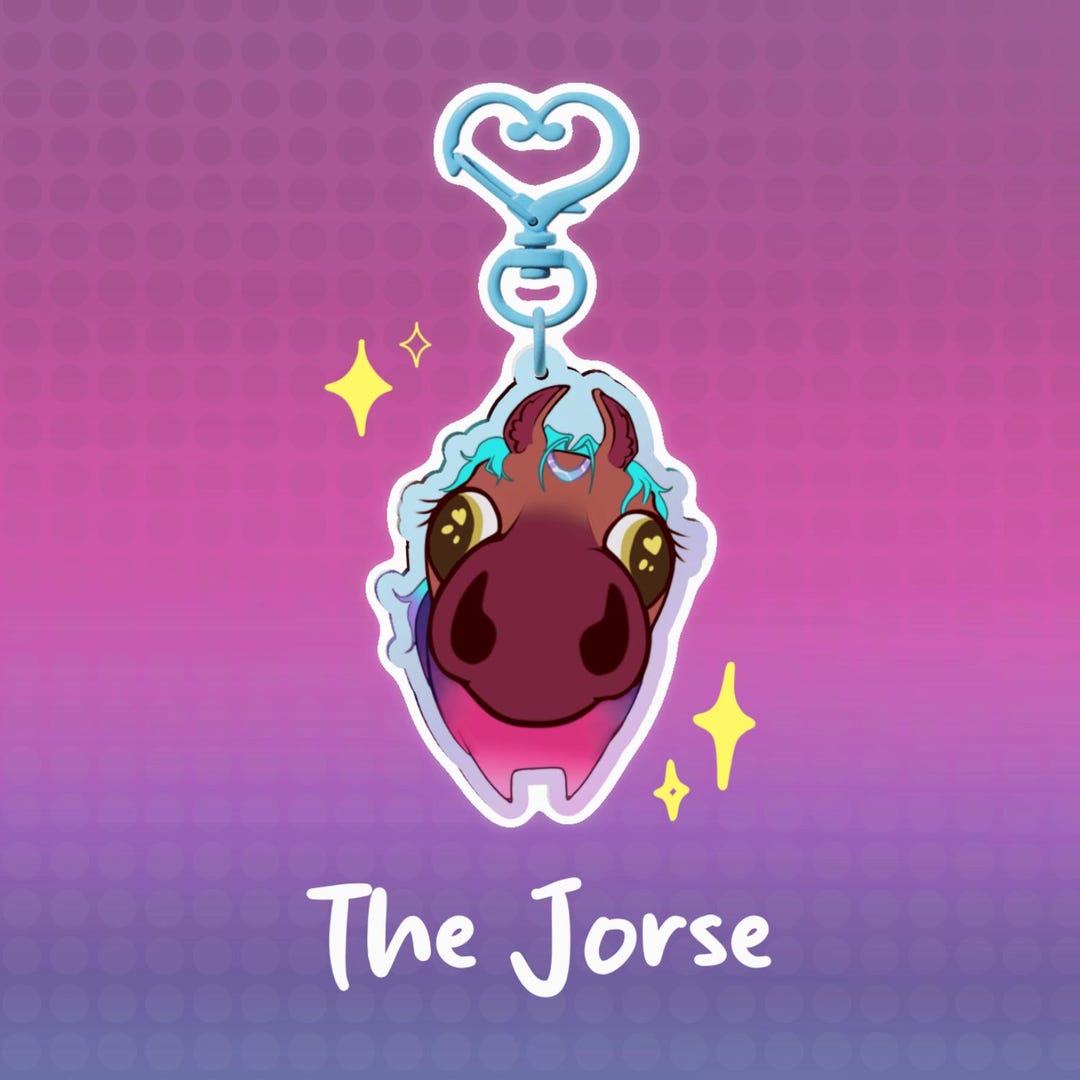 Jayvik Jayce Horse Holographic Keychain - Etsy