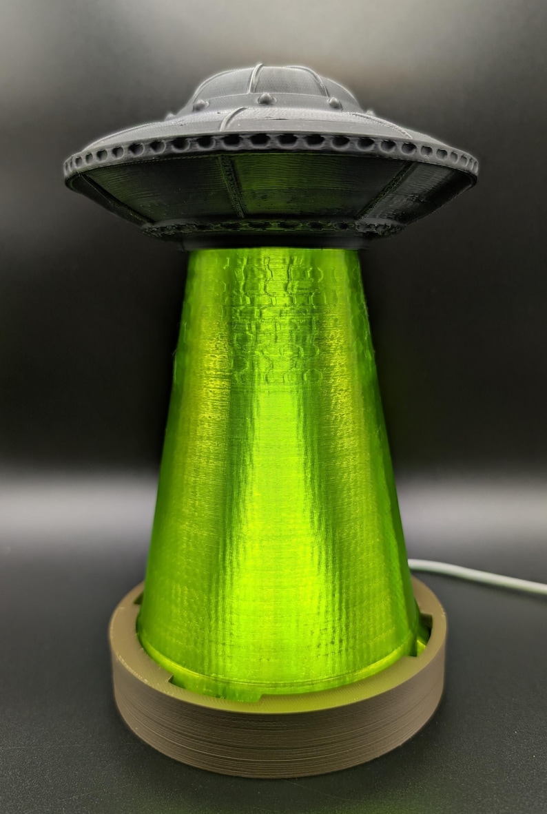 Alien Abduction Desk Lamp – 3d-printed UFO Night Light - Etsy