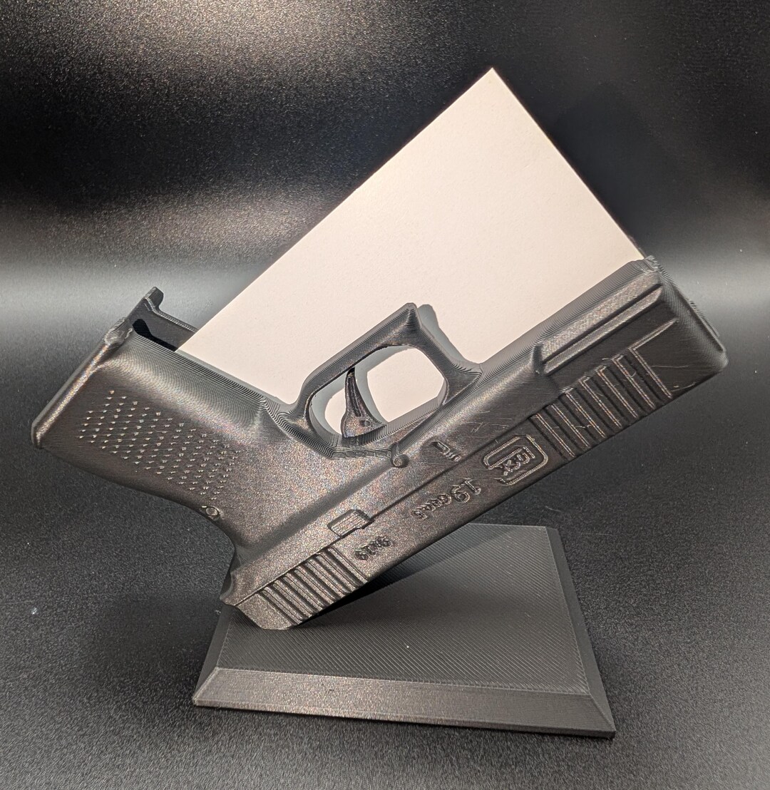 Glock Business Card Holder – Unique Desk Organizer, Gun Enthusiast Gift ...