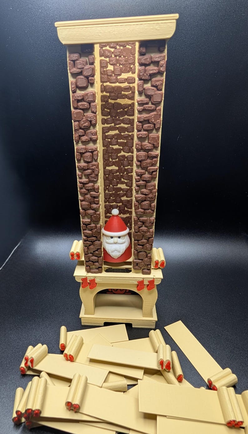 Santa Chimney Advent Calendar - 25 Day Holiday Countdown, Customizable ...