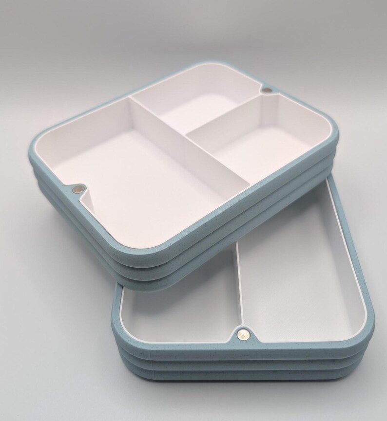 Magnetic Stackable Storage Box: 2-tier Organizer - Etsy