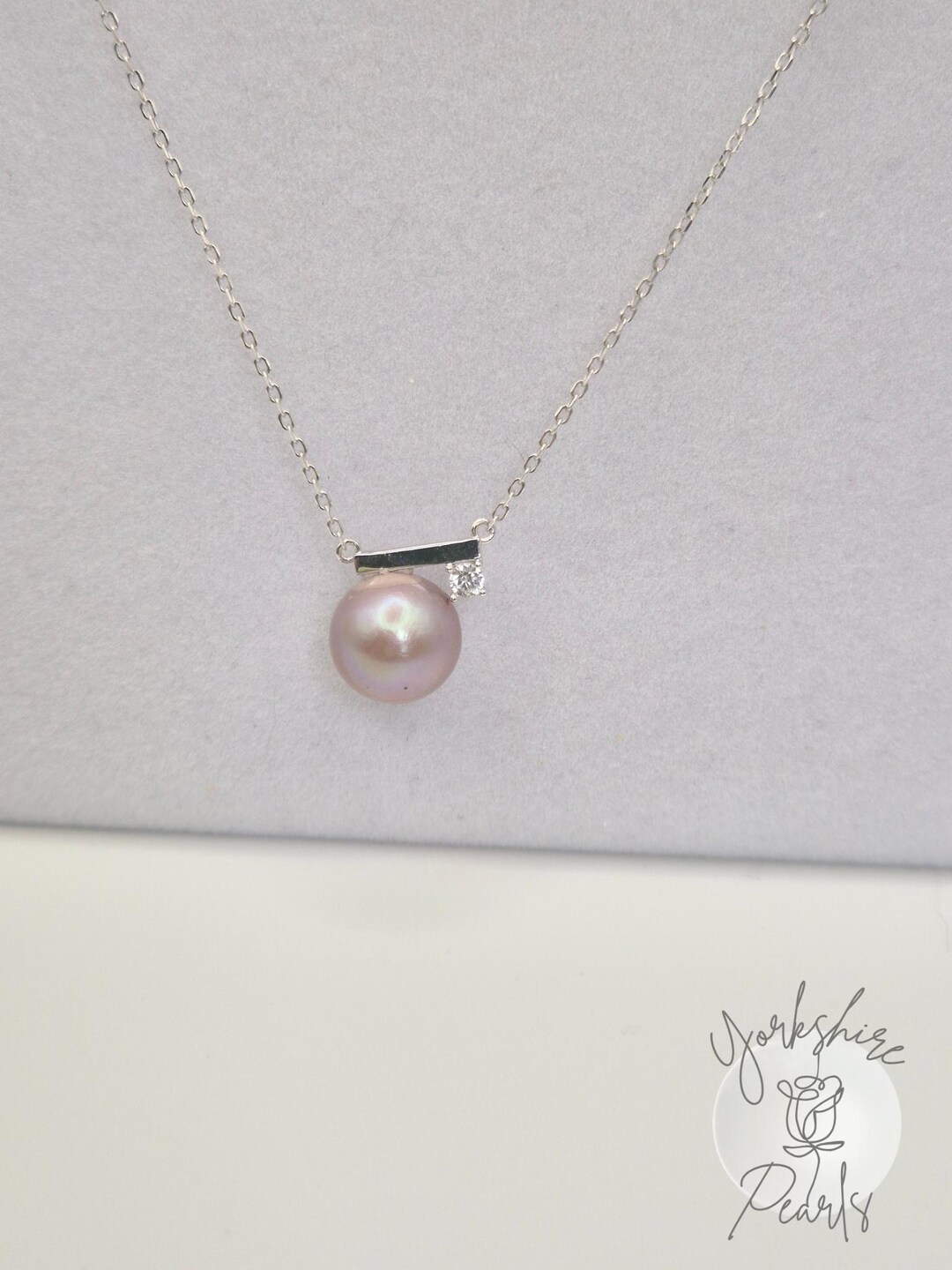 The Mary Jane Edison Pearl Necklace - Sterling Silver - Etsy