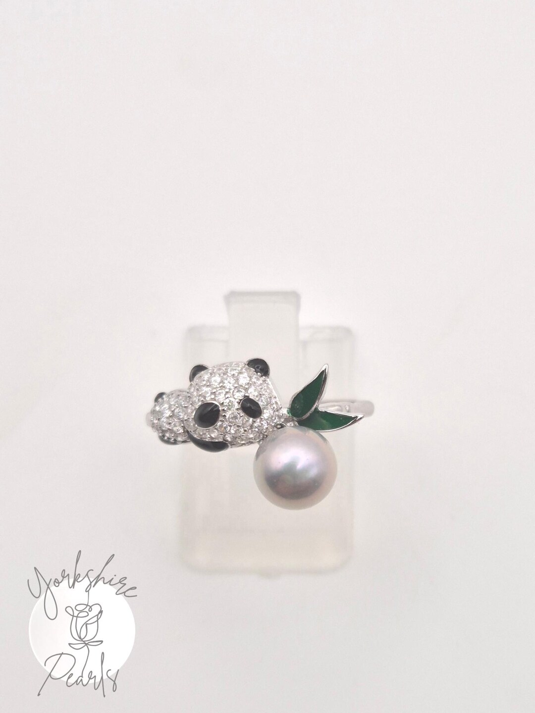 Saltwater Madama Pearl Panda Ring - Sterling Silver - Etsy