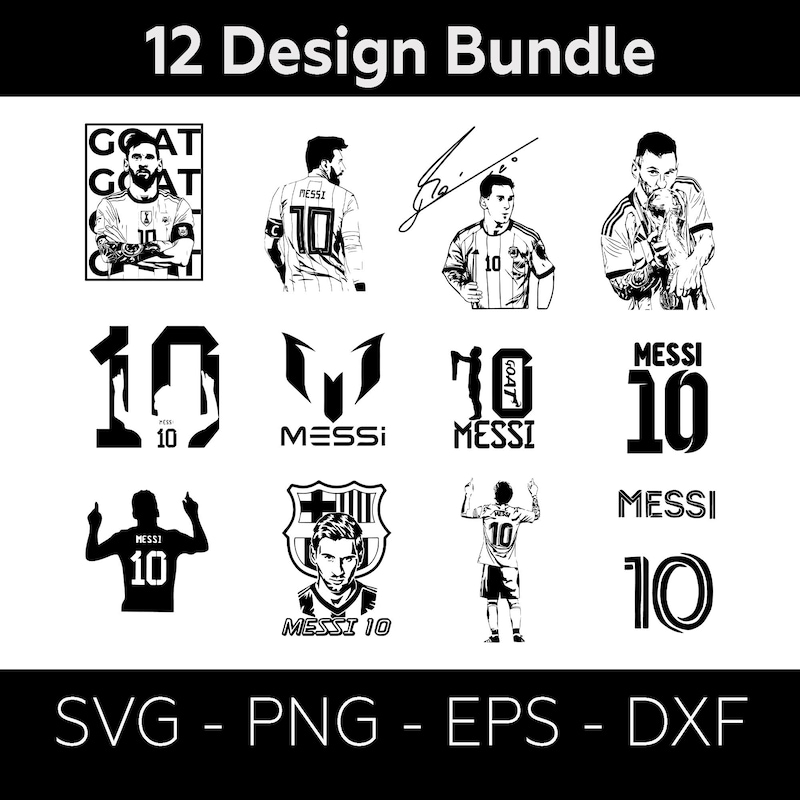 Messi Dxf - Etsy